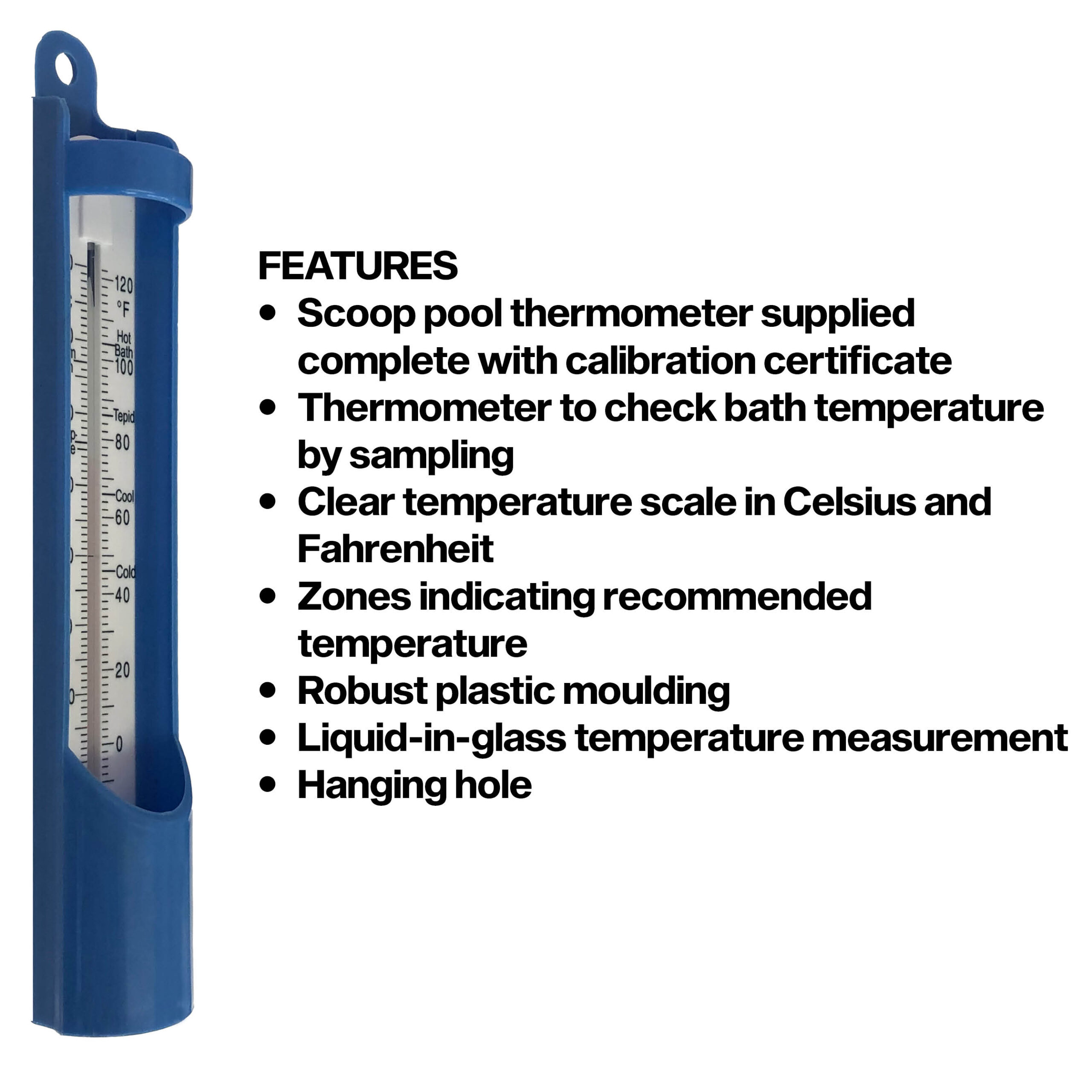 Brannan Calibrated Bath Scoop Thermometer